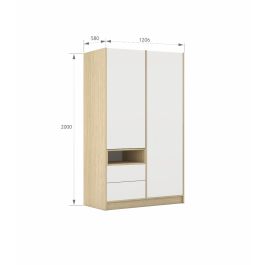 Szafa 120-2-60/200 Mode Base - Meblik